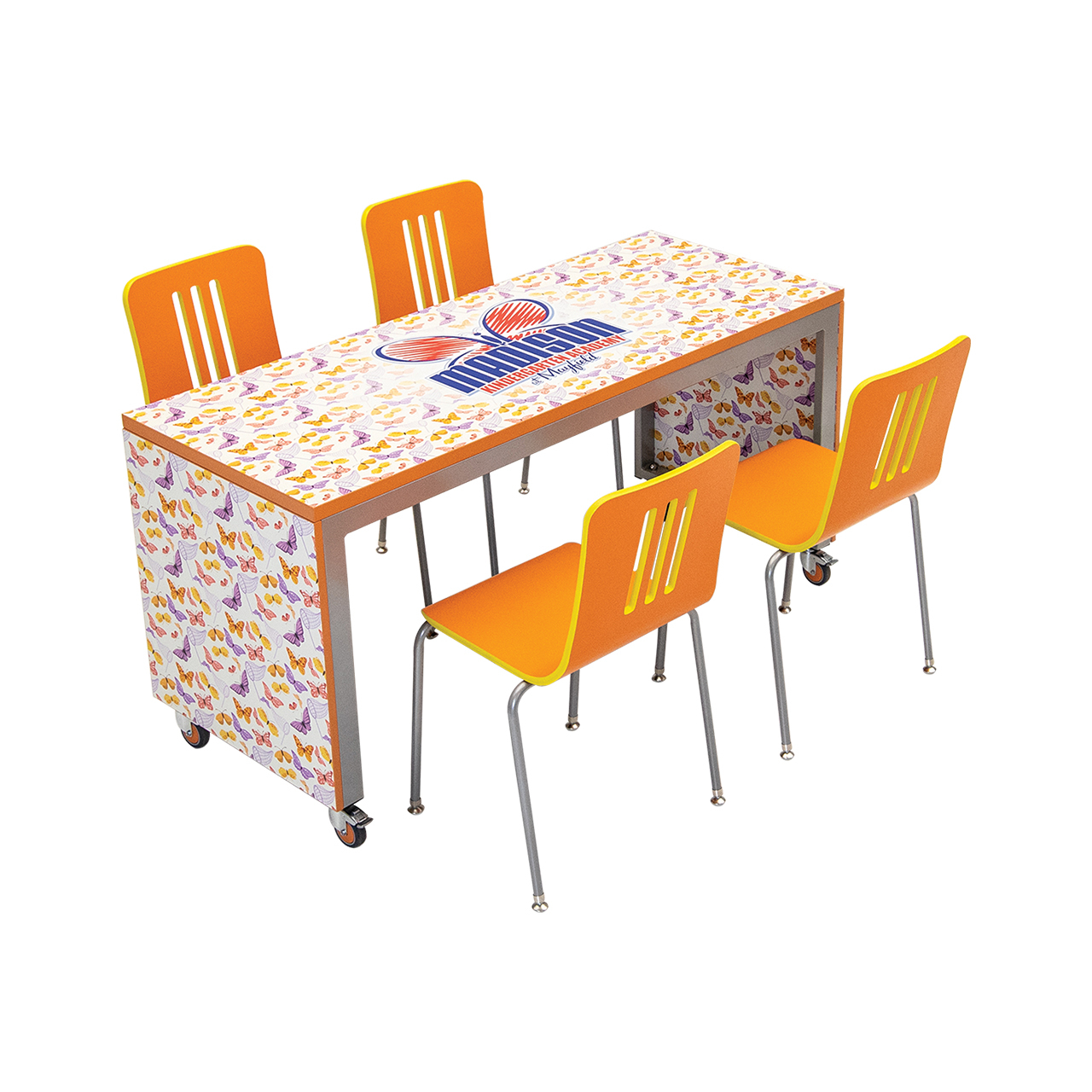 Mobile Conversation Table - 30" Height | AmTab | Modern Popular Fun