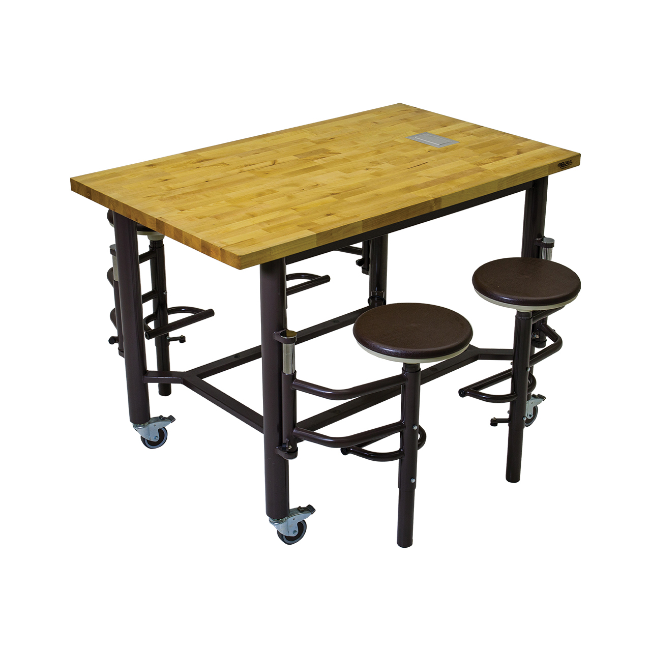 Mobile Stool Table - Group Collaboration | AmTab | Modern Popular Fun