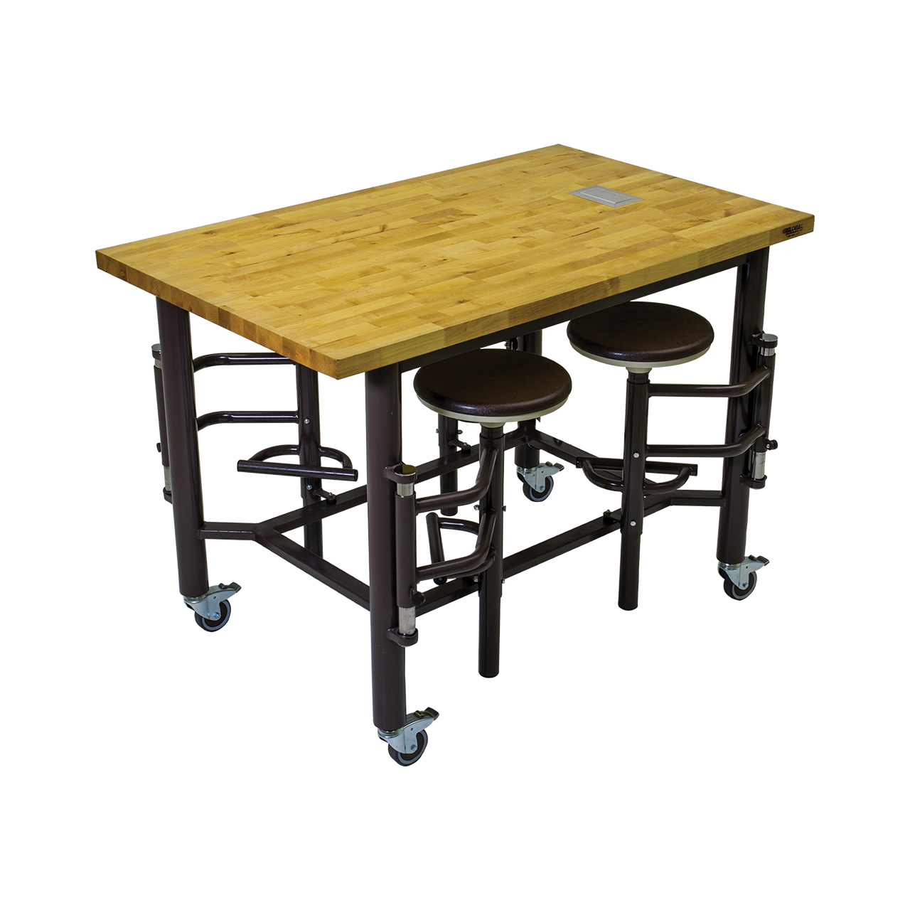 Mobile Stool Table - Group Collaboration | AmTab | Modern Popular Fun