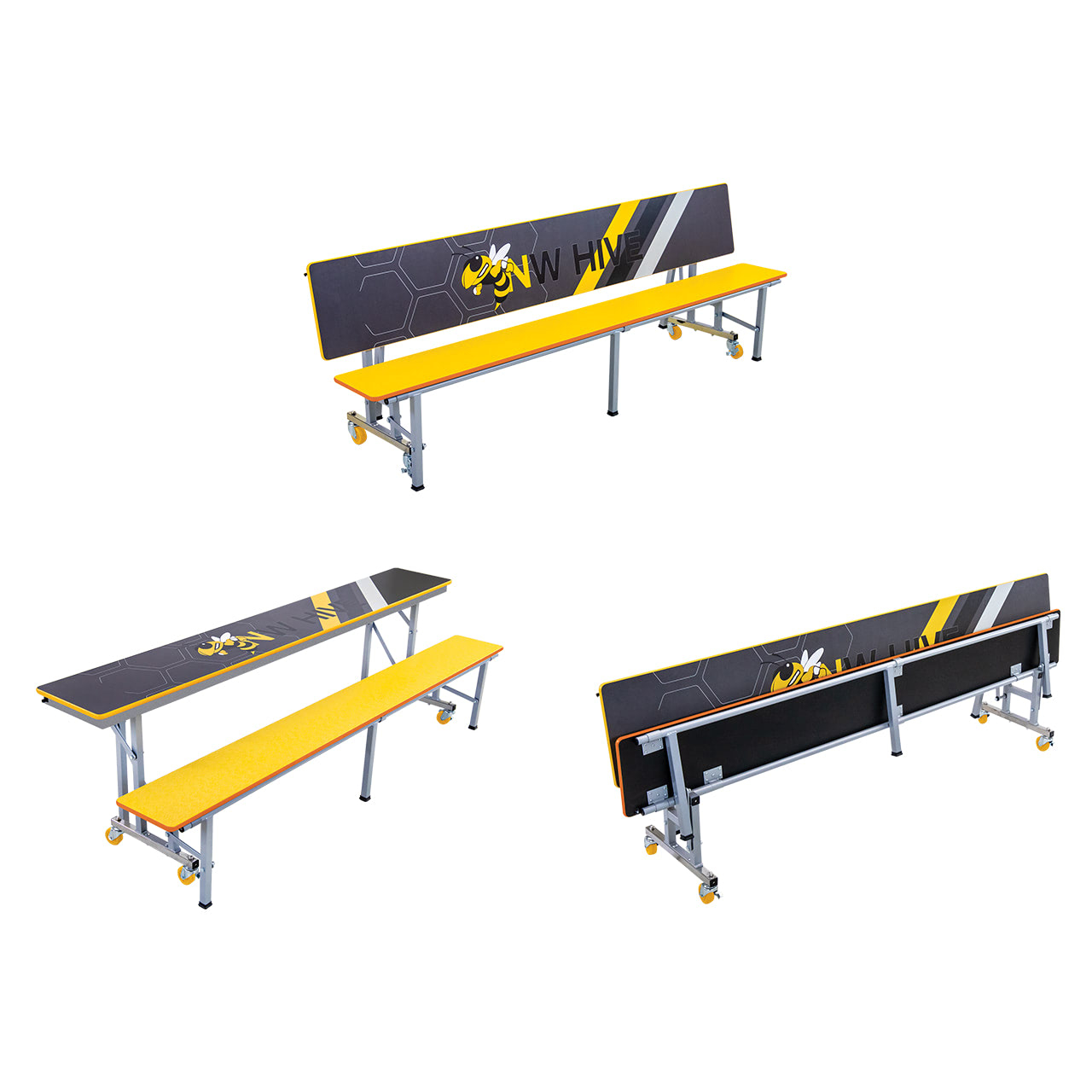 All-In-One Mobile Convertible Bench | AmTab | Modern Popular Fun