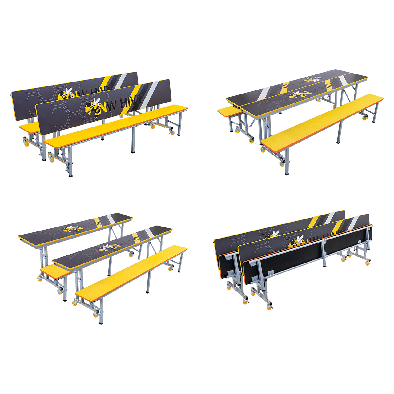 All-In-One Mobile Convertible Bench | AmTab | Modern Popular Fun