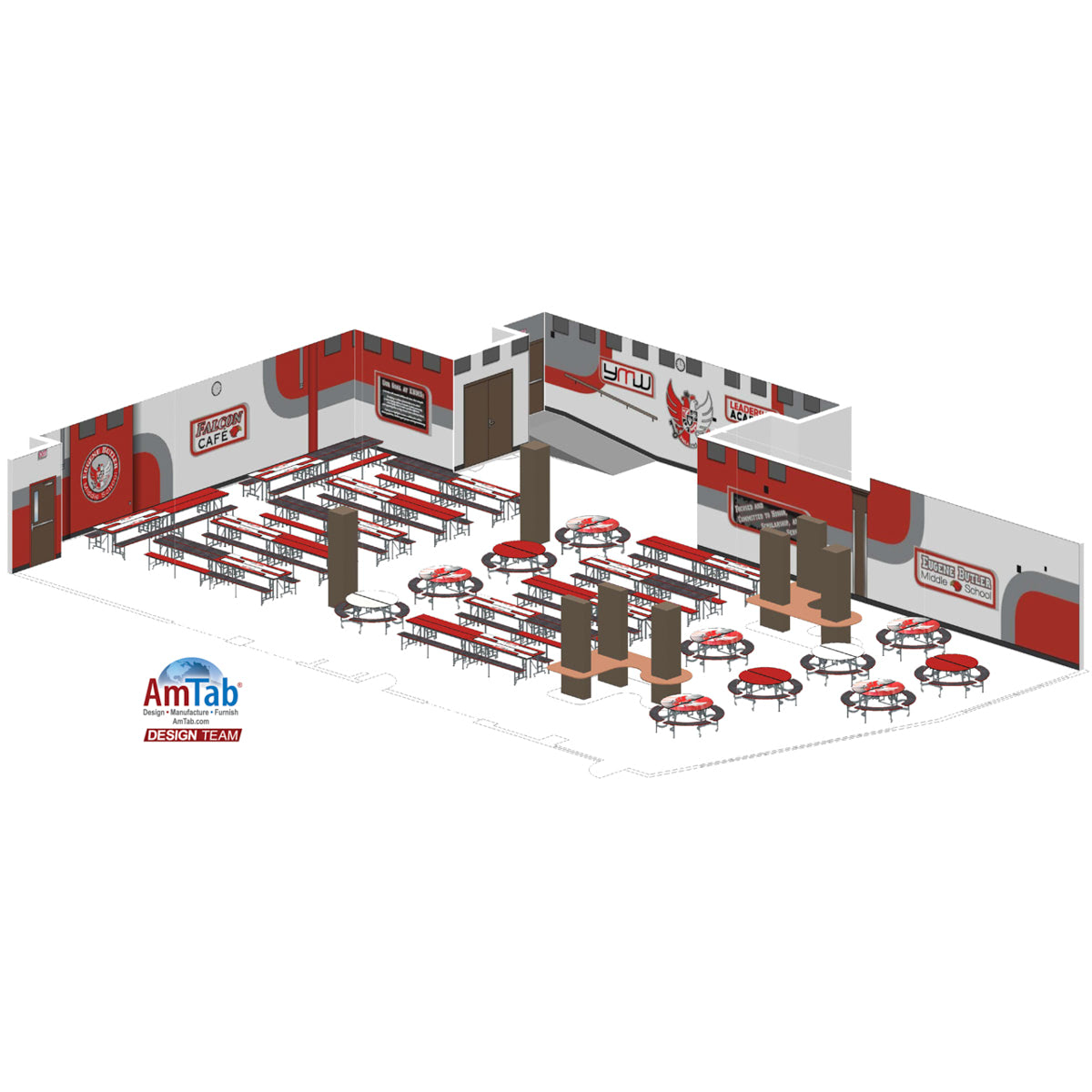 All-In-One Mobile Convertible Bench | AmTab | Modern Popular Fun