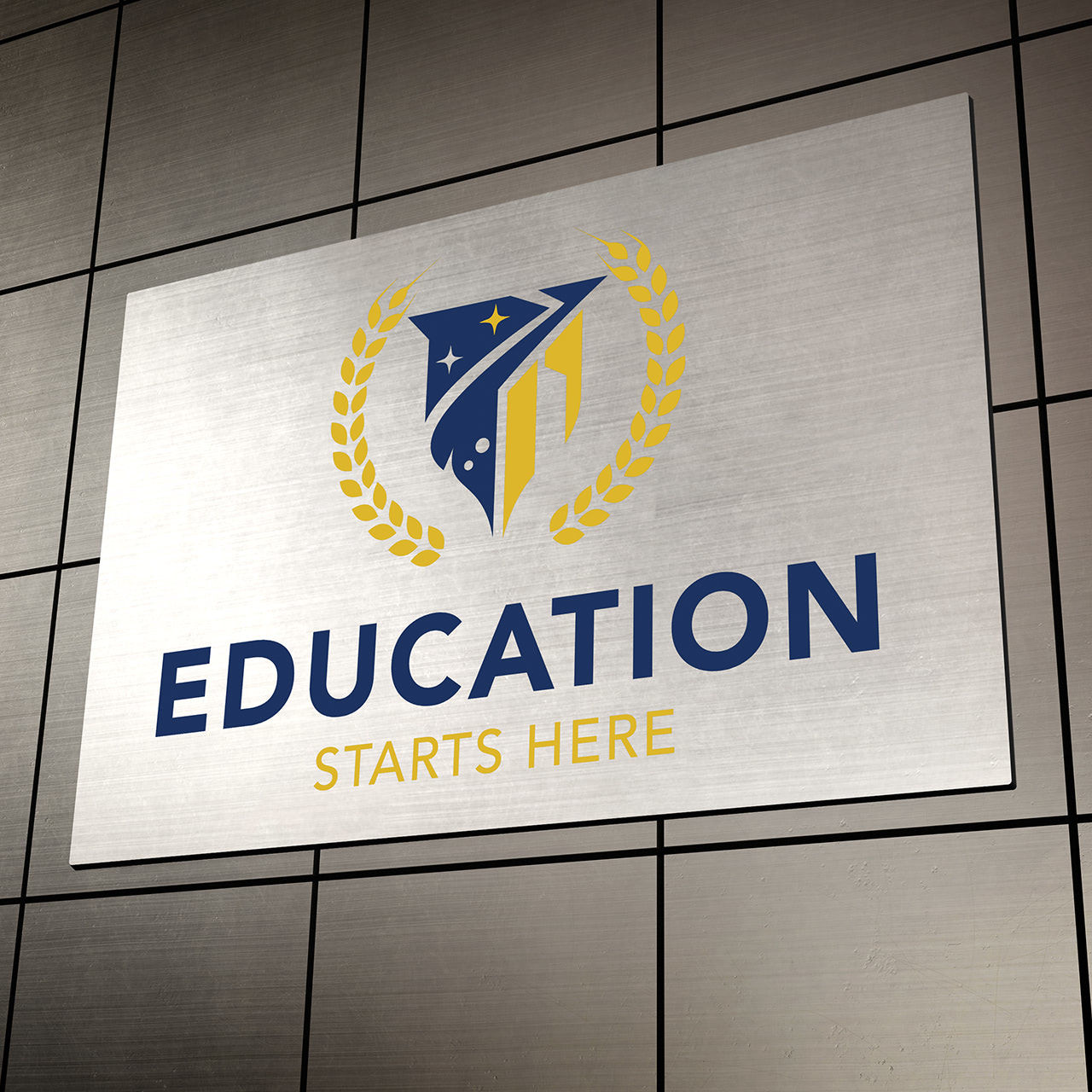 Brushed Aluminum Signs | AmTab | Modern Popular Fun