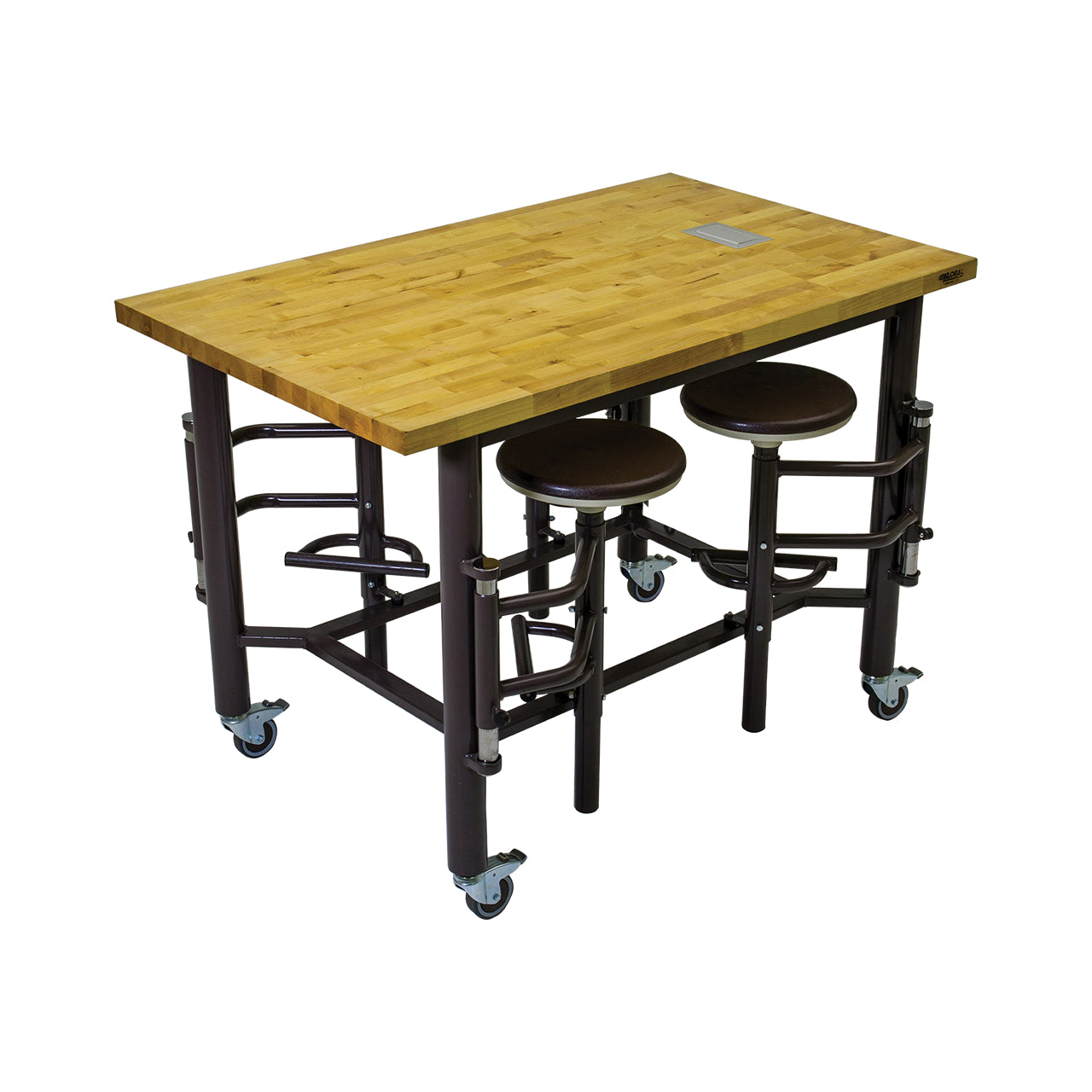 Mobile Stool Table - Group Collaboration | AmTab | Modern Popular Fun