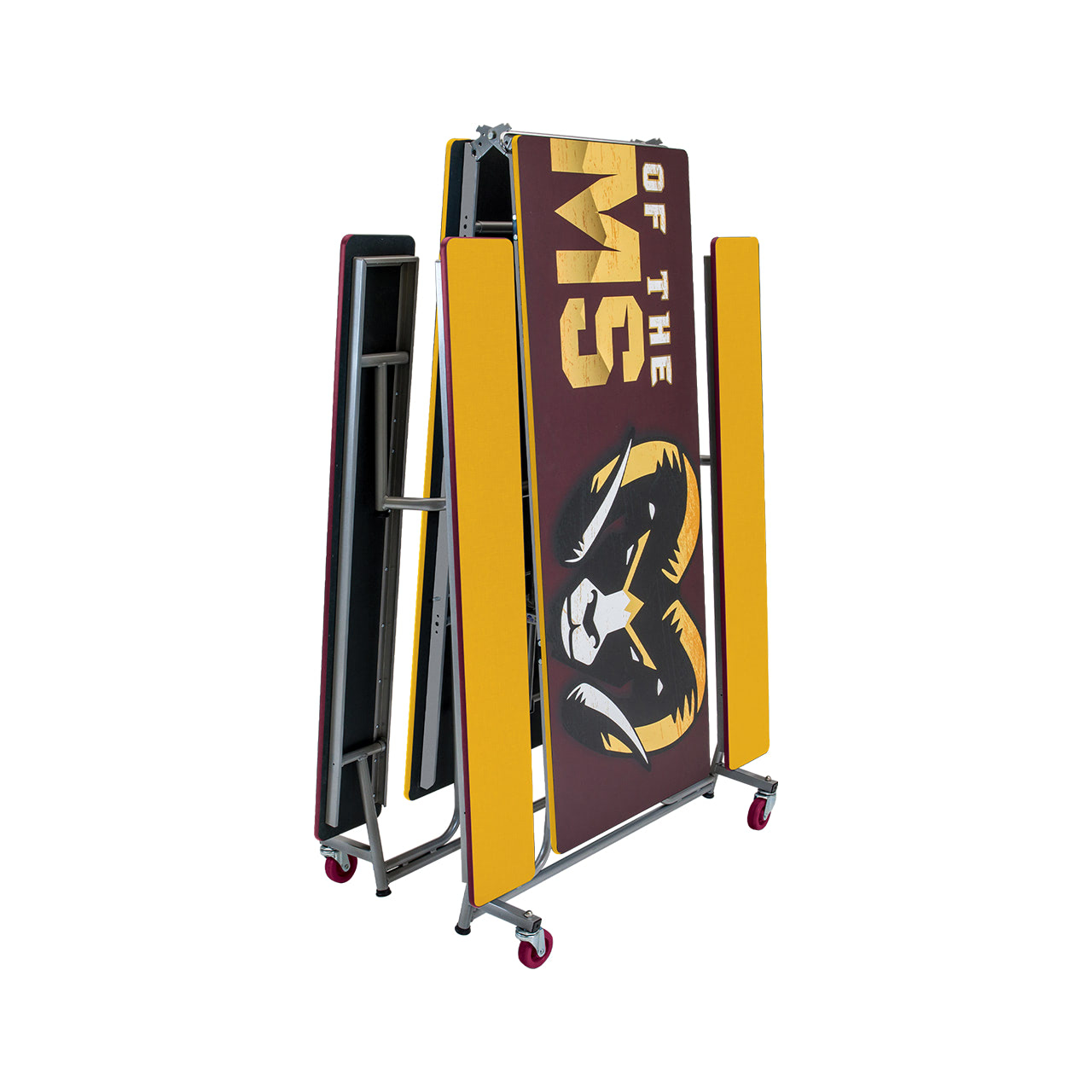 Mobile Bench Table - Rectangle | AmTab | Modern Popular Fun