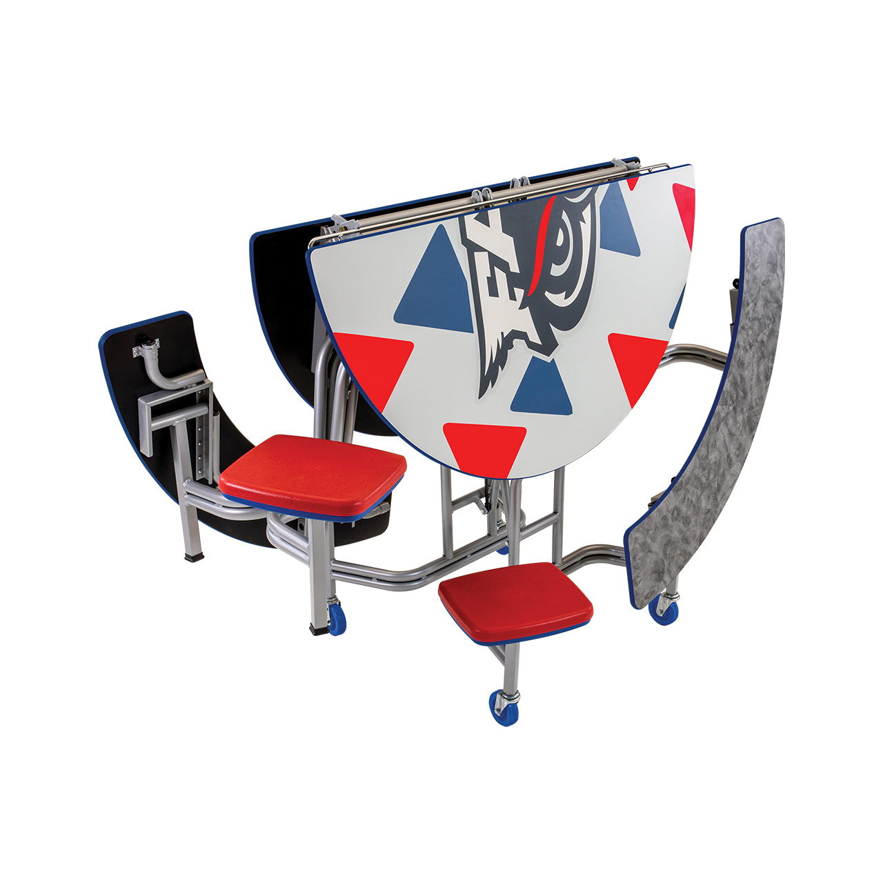 Mobile Stool and Bench Table - Round | AmTab | Modern Popular Fun