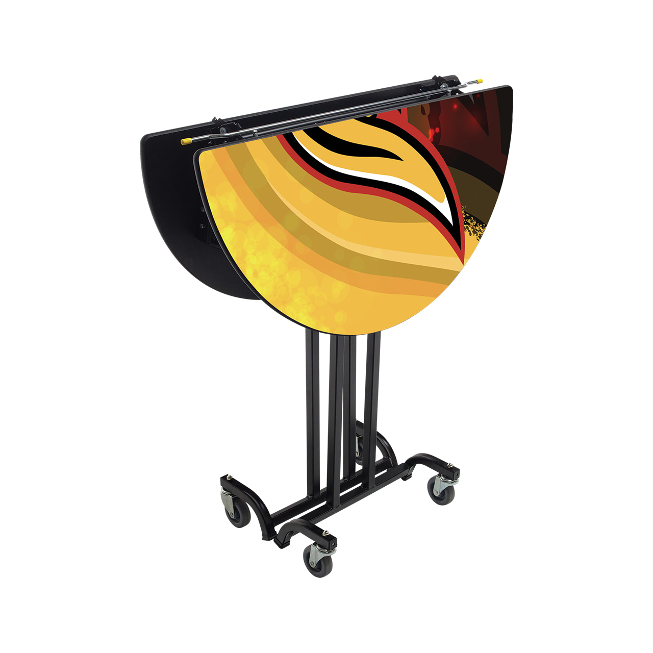 Mobile Shape Table - T-Legs - Round | AmTab | Modern Popular Fun