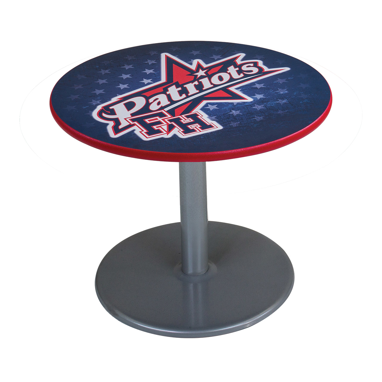 Social Table - Cast Iron Pedestal Base - Round | AmTab | Modern Popular Fun