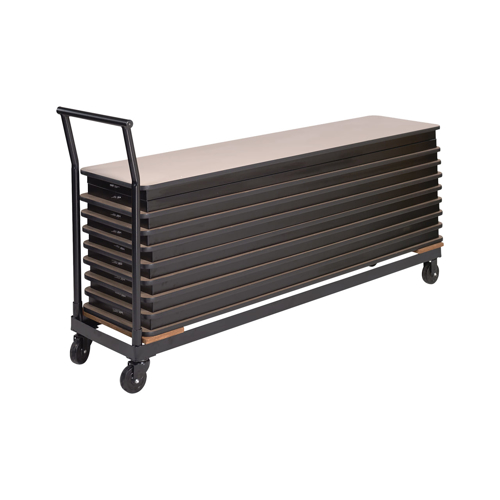 Heavy-Duty Table Cart (8-10 Capacity) | AmTab | Modern Popular Fun