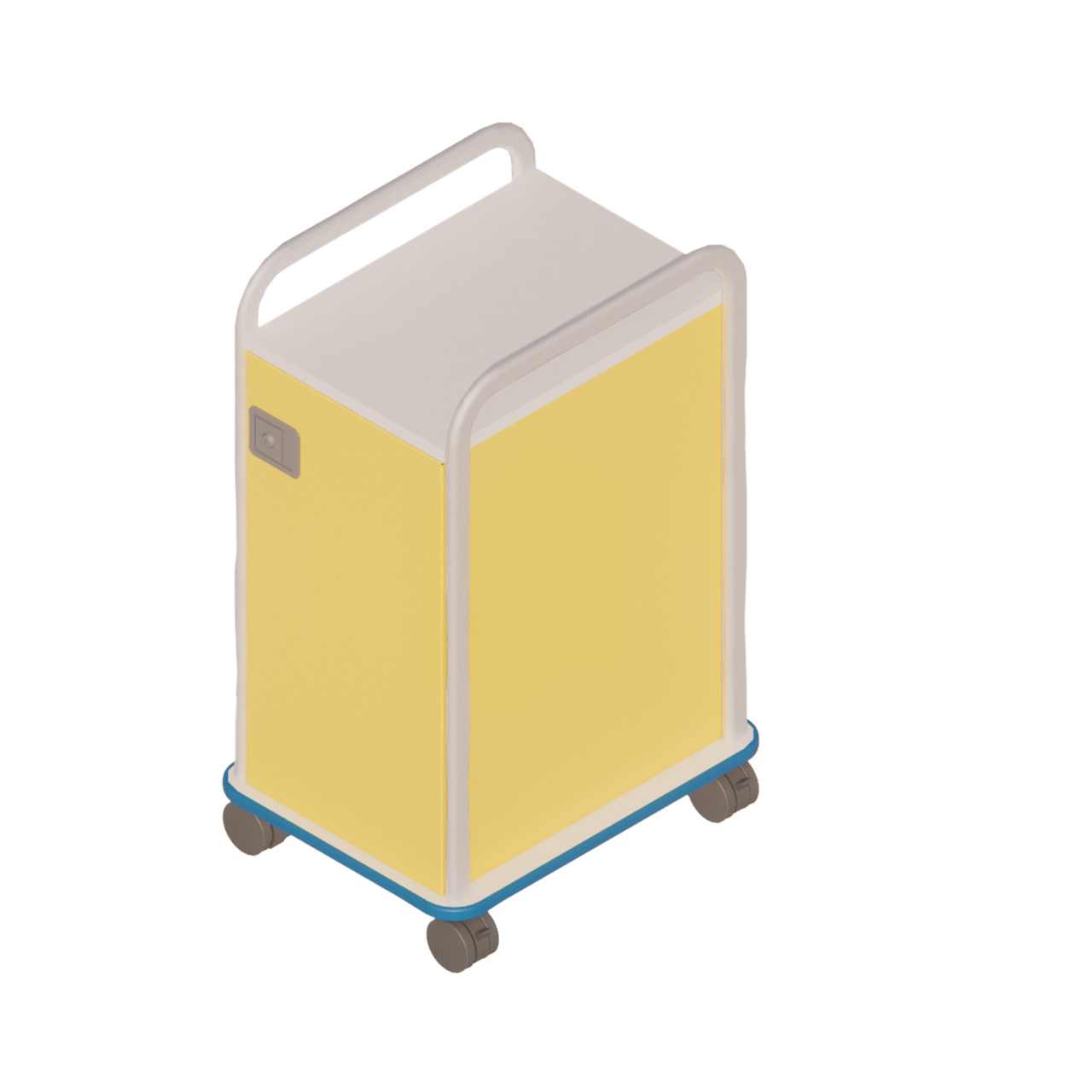 Mobile Shelving and Storage - Single - Door Front with 2 Shelves and 3 ...