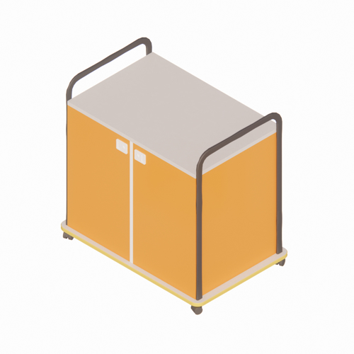 Mobile Storage - Double - Door Front with 8 Shelves | AmTab | Modern ...