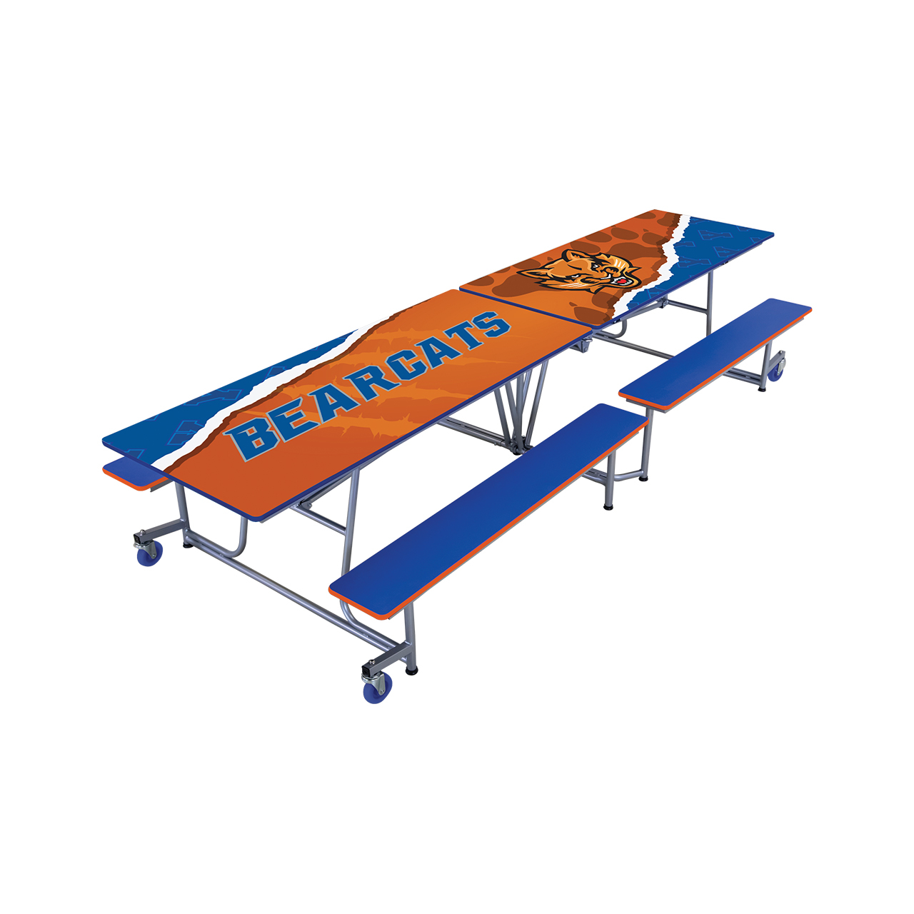 Mobile Bench Table - Rectangle | AmTab | Modern Popular Fun