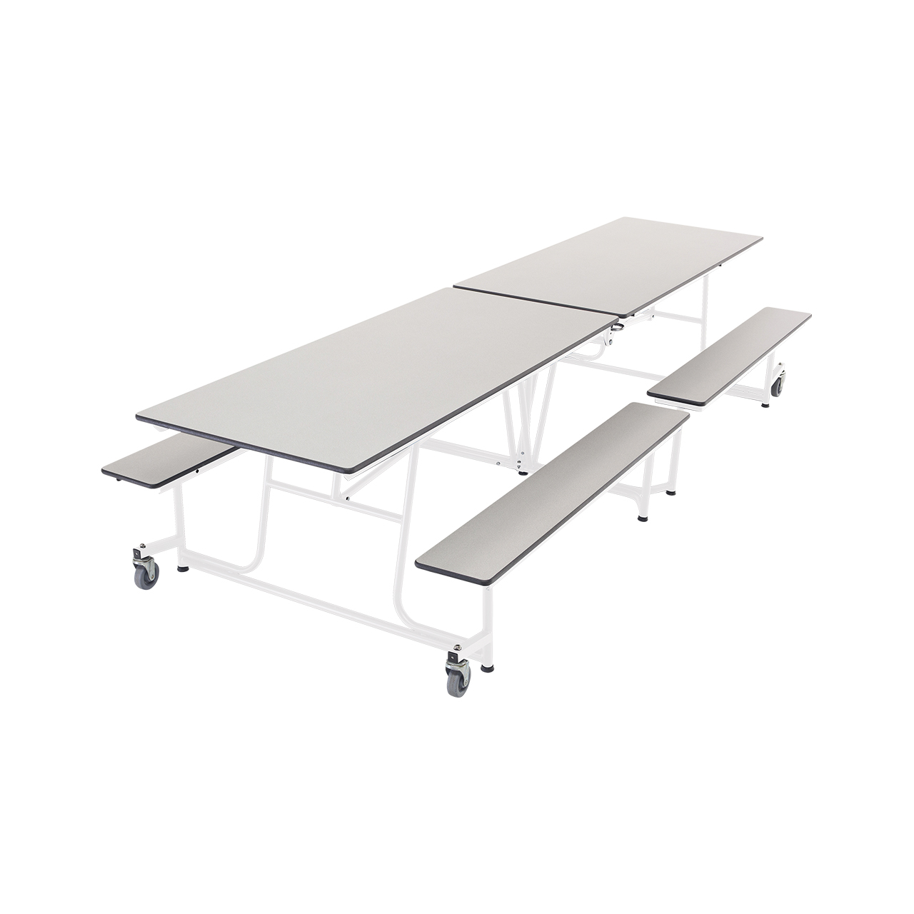 Mobile Bench Table - Rectangle | AmTab | Modern Popular Fun