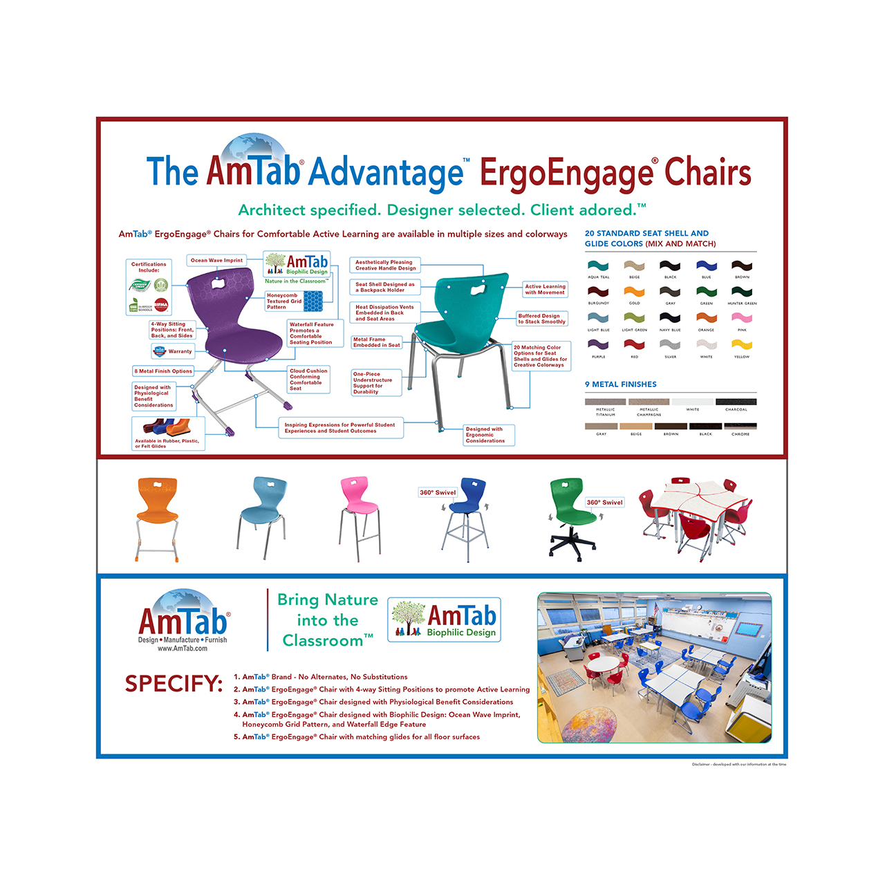 Ergo Engage Chair - 1 | AmTab | Modern Popular Fun