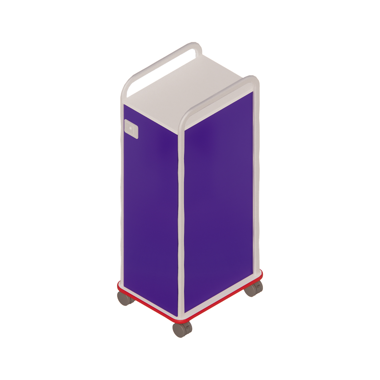 Mobile Shelving and Storage - Single - Door Front with 11 Totes | AmTab ...