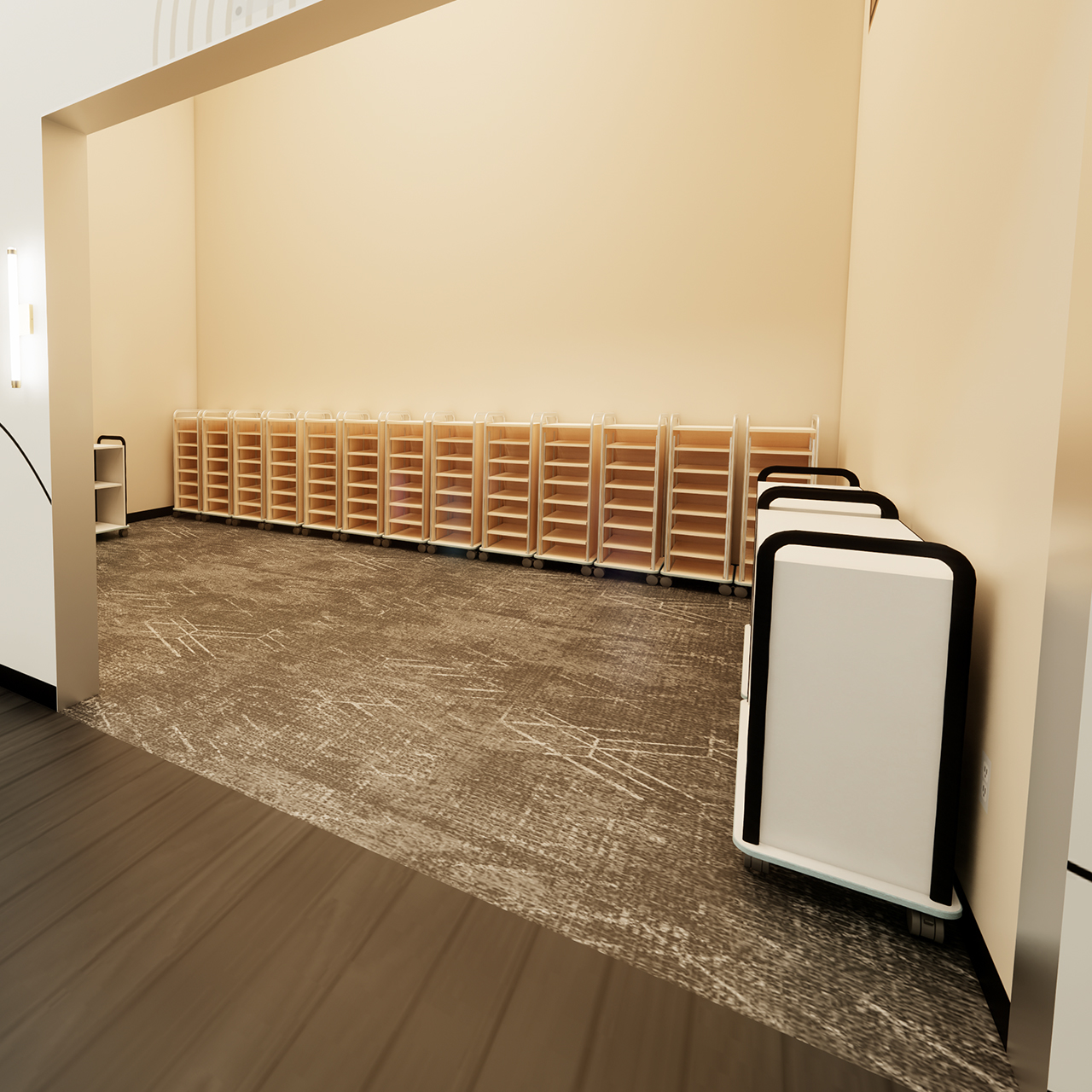Mobile Shelving and Storage - Single - Open Front with 6 Shelves ...