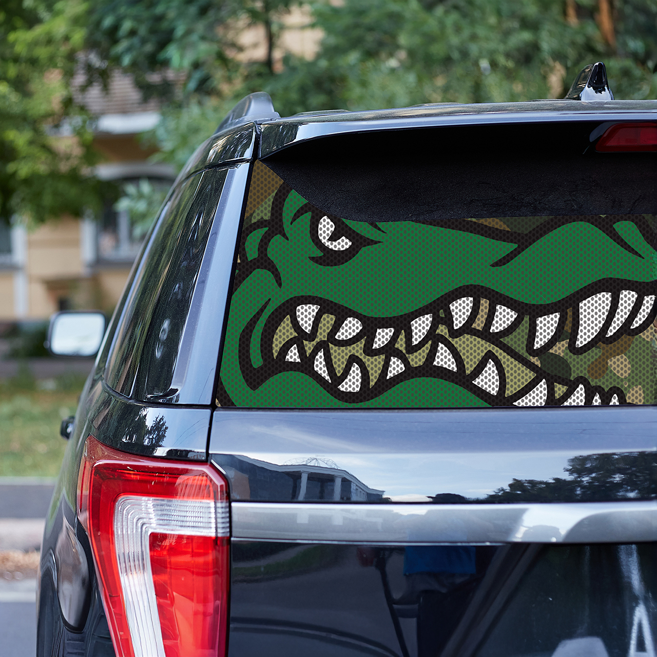 Perforated Vehicle Decals | AmTab | Modern Popular Fun